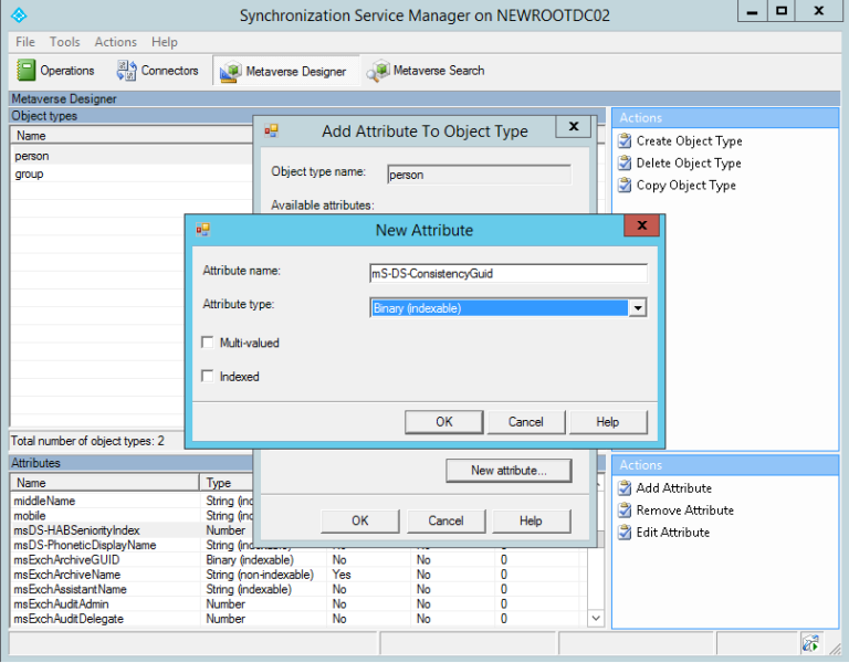 ImmutableID – mS-DS-ConsistencyGuid – AADSync