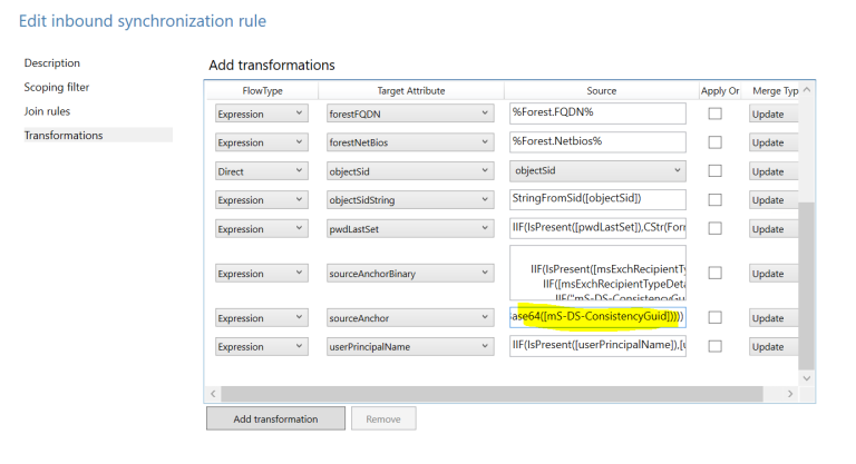 ImmutableID – mS-DS-ConsistencyGuid – ADConnect – final part
