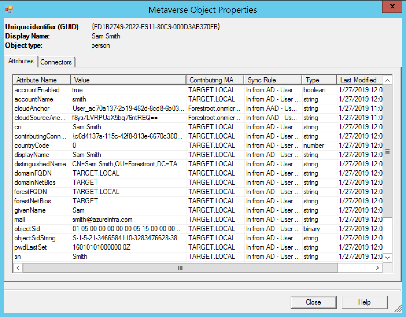 ImmutableID – mS-DS-ConsistencyGuid – AADConnect – ADMT – part 2